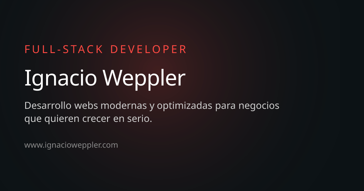 Ignacio Weppler